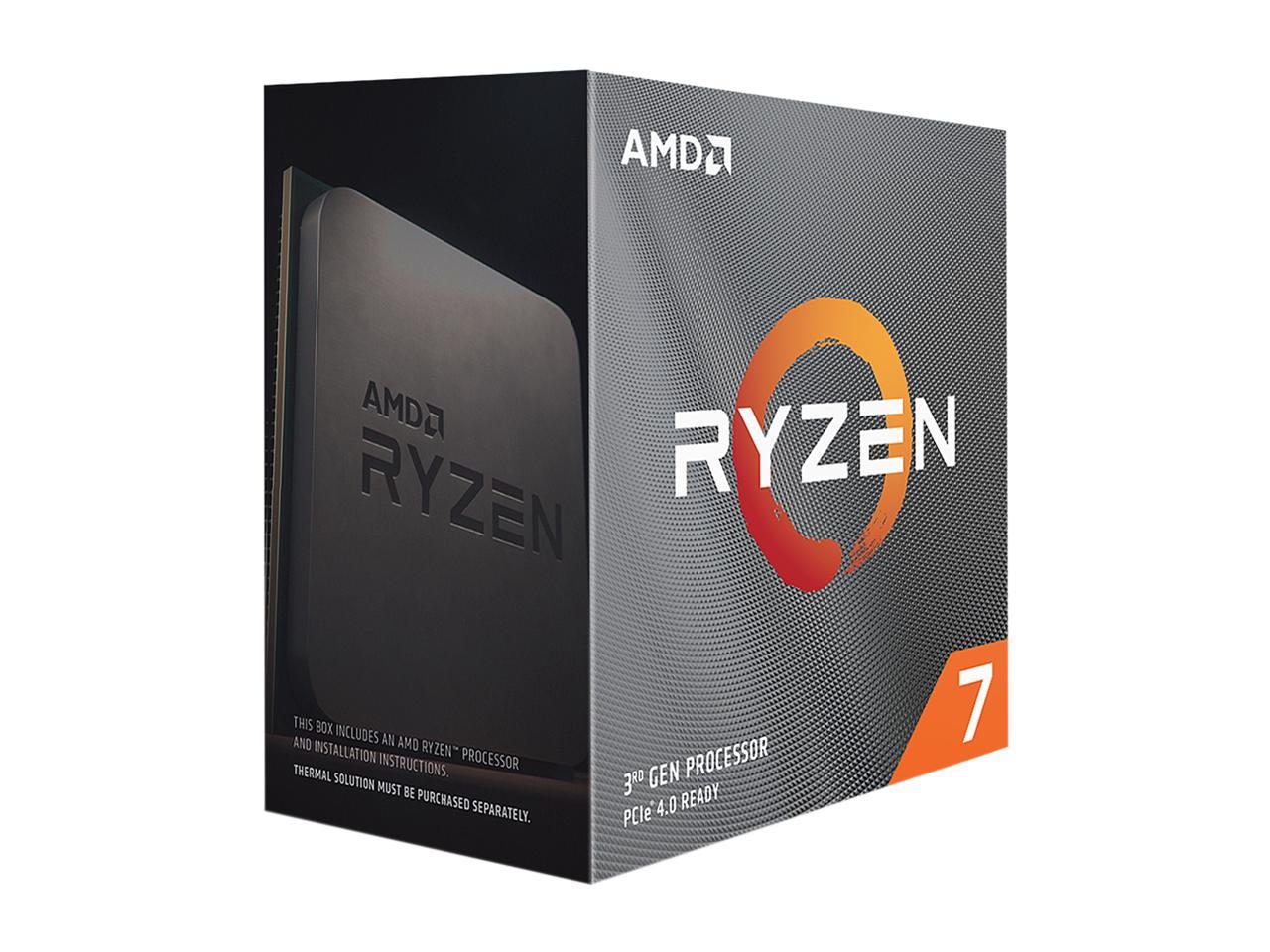 AMD Ryzen 7 3800XT - Ryzen 7 3rd Gen 8-Core 3.9 GHz Socket AM4 105W ...