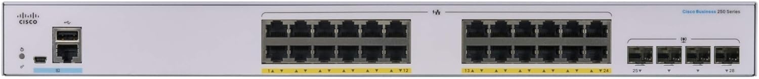 Cisco Business CBS250-48PP-4G Smart Switch | 48 Port GE | Partial PoE ...