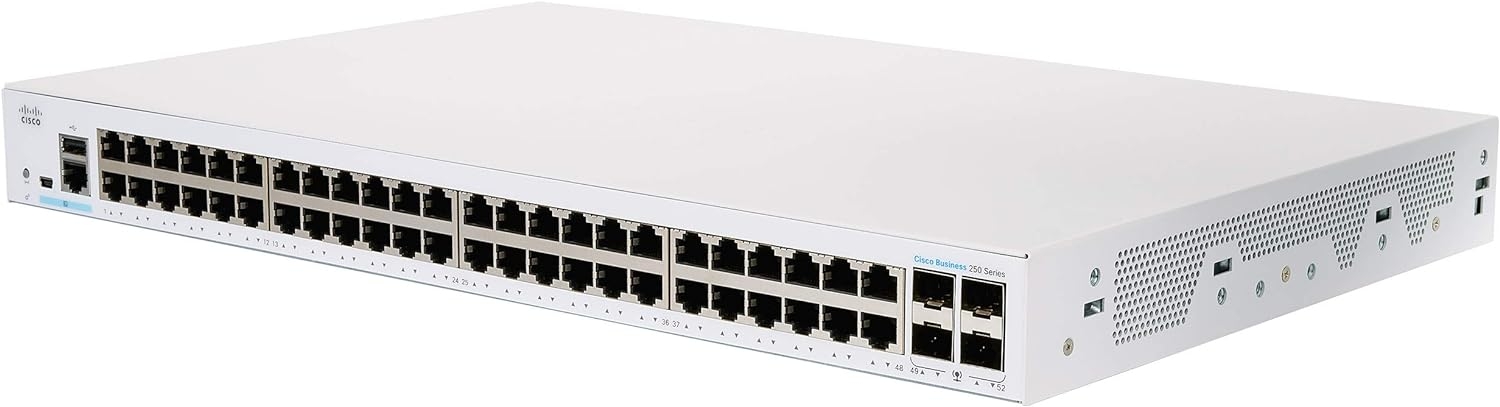Cisco Business CBS250-48T-4G Smart Switch | 48 Port GE | 4x1G SFP ...