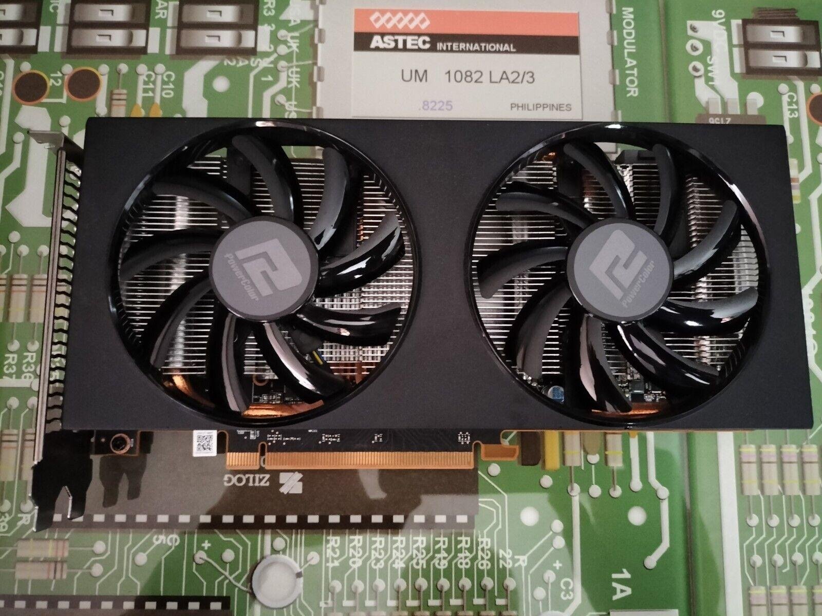 PowerColor Radeon RX 5600 XT 6GB GDDR6 AXRX 5600 XT 6GBD6-3DH OC AMD ...