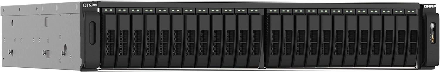 QNAP TS-h2490FU-7232P-64G 24 Bay Dual Node NAS with Two Dual-Port 25GbE ...
