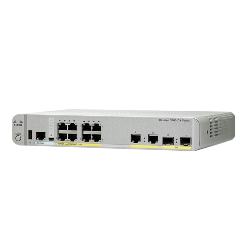 Cisco Catalyst 3560-CX Compact Switch WS-C3560CX-8PC-S - HYPERTEK ...