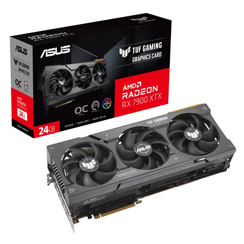 ASUS TUF RX 7900 XTX GAMING OC tuf rx7900xtx o24g gaming AMD GPU ...