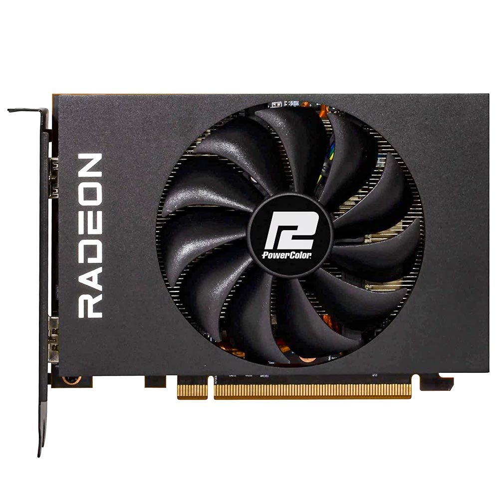 PowerColor Radeon RX 6400 ITX 4GB GDDR6 AXRX 6400 4GBD6-DH AMD GPU ...