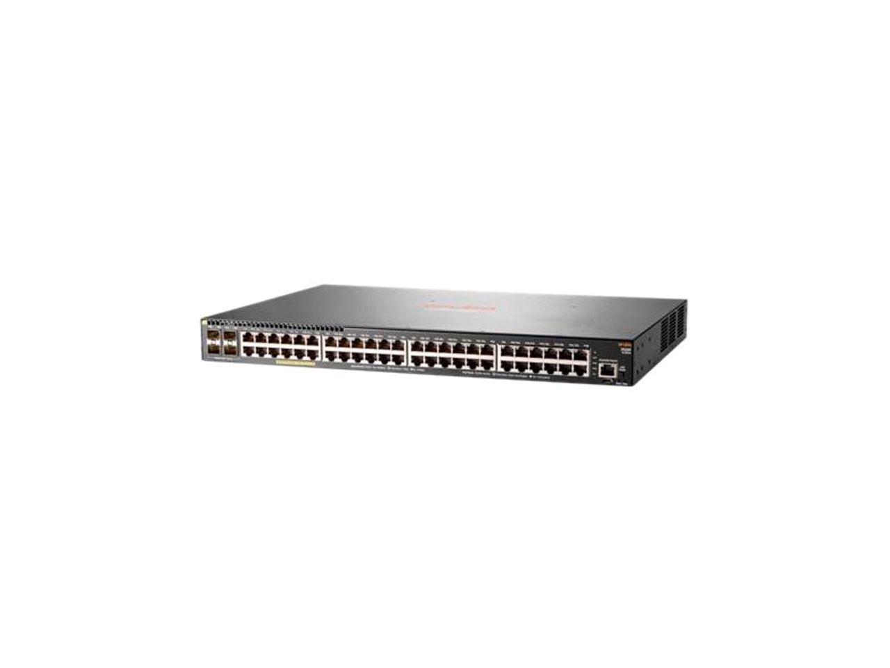 HPE Aruba 2930F 48G PoE+ 4SFP - switch - 48 ports - managed - rack ...