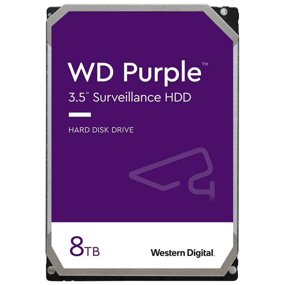 WD Purple 8TB Surveillance Hard Disk Drive - 5400 RPM Class SATA 6Gb/s ...